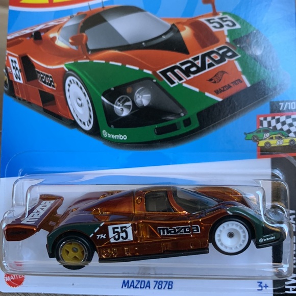 Toys | Hot Wheels 224 Super Treasure Hunt Mazda 787b Sth 2024 Hw Race ...